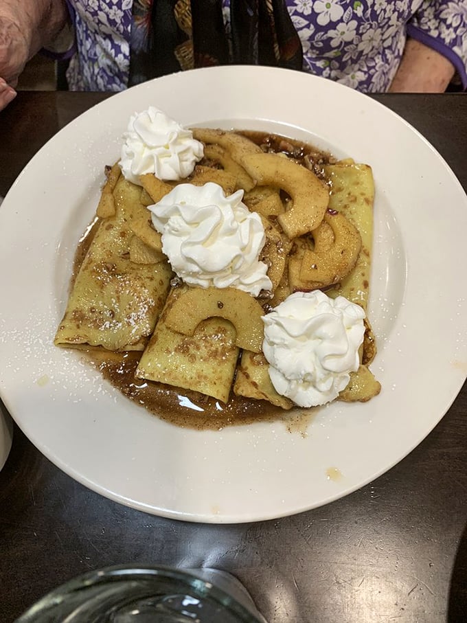 Fruit ninja meets pastry chef! These crepes are a sweet symphony of flavors that'll make your taste buds dance the cha-cha.