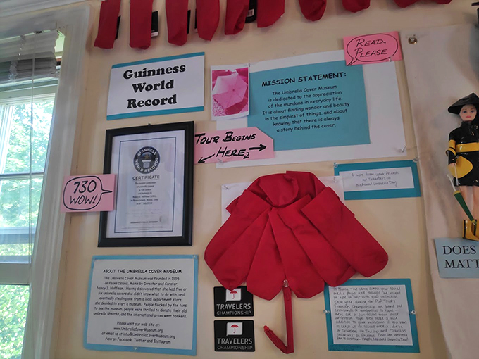 730 umbrella covers and counting! The official Guinness certificate proves that sometimes the most unusual collections make the best records. 