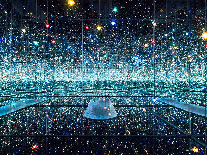A cosmic disco where thousands of tiny lights compete for your attention in the most dazzling way possible.