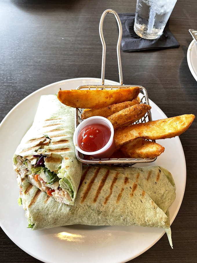 This wrap is what happens when Italy and the Middle East meet for lunch&mdash;a delicious cultural handshake.