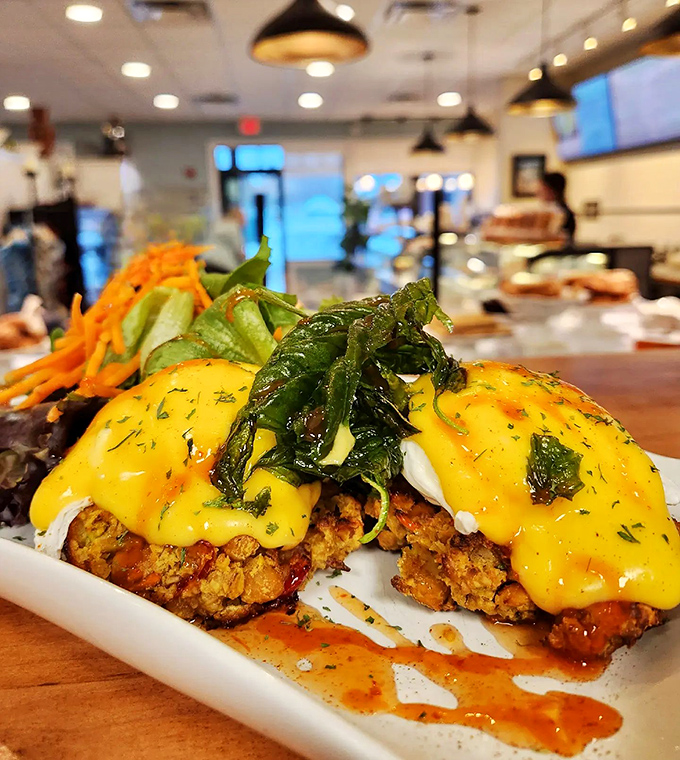 Who says resolutions can't be delicious? This veggie-packed Benedict proves healthy eating can be a joyful adventure, not a chore.