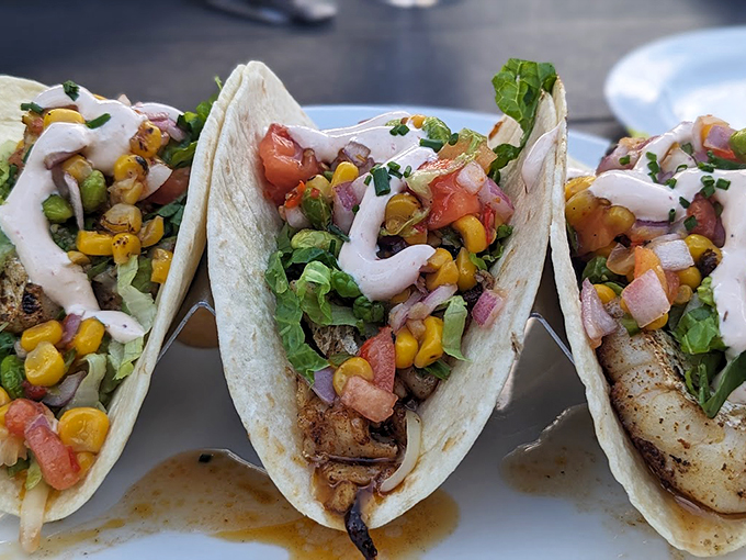 These fish tacos bring a taste of coastal bliss with perfectly flaky haddock and fresh, vibrant toppings.