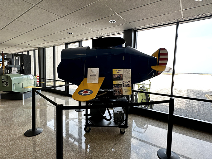 Introducing 'The Blue Box' – not your average toy plane. This vintage simulator once trained pilots to reach new heights!