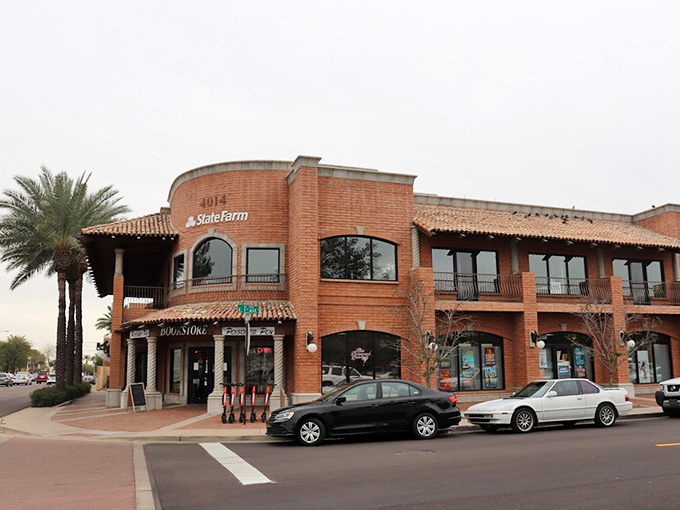 From the outside, it's all business. But inside? It's a carnival of creativity where every book is a ticket to ride.