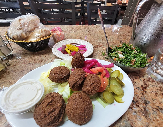 These falafel are the unsung heroes of the vegetarian world. Crispy on the outside, fluffy on the inside&mdash;they're like the Danny DeVito of Middle Eastern cuisine!