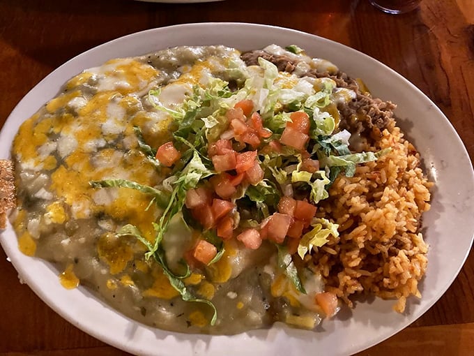 A fiesta on a plate! These huevos rancheros are so colorful, they could double as a Southwestern art installation.