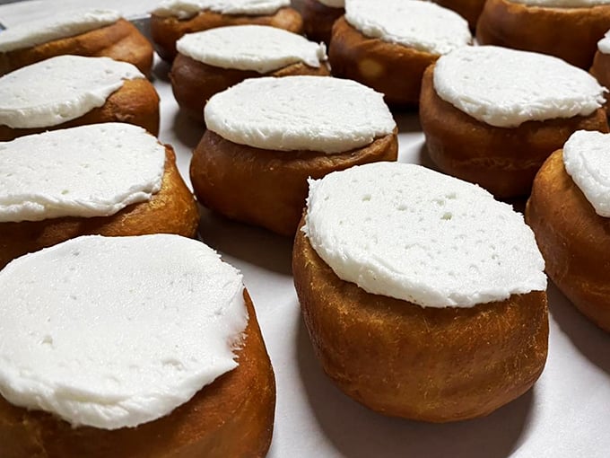 Jelly donuts: nature's way of saying, "You deserve a surprise inside." These powdered puffs are like edible Christmas presents for your mouth.