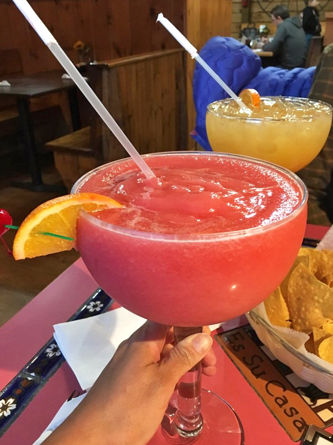 Margaritas bigger than your head? Yes, please! These liquid fiestas come with a side of "I'll walk home, thanks."