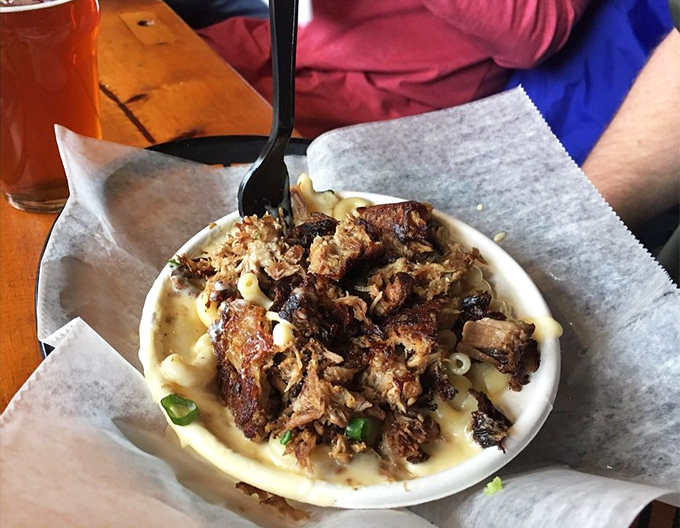 Mac and cheese that's all grown up. This dish is so creamy and indulgent, it'll make you want to hug the chef.