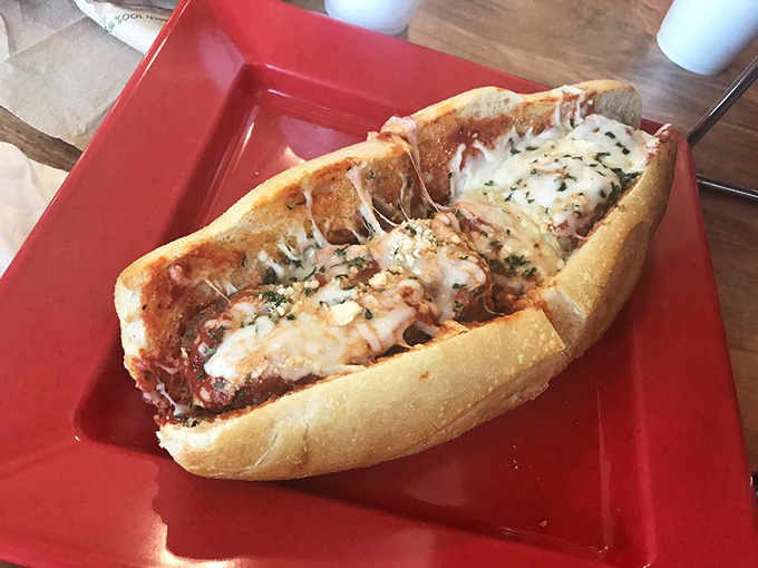 These meatballs aren't just rolling, they're rocking. A sub so good, it deserves its own Grammy nomination.