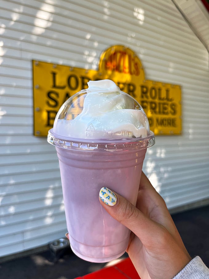 This milkshake is thick enough to require actual effort, which is exactly how a proper milkshake should be, offering the perfect sweet ending to your savory feast.