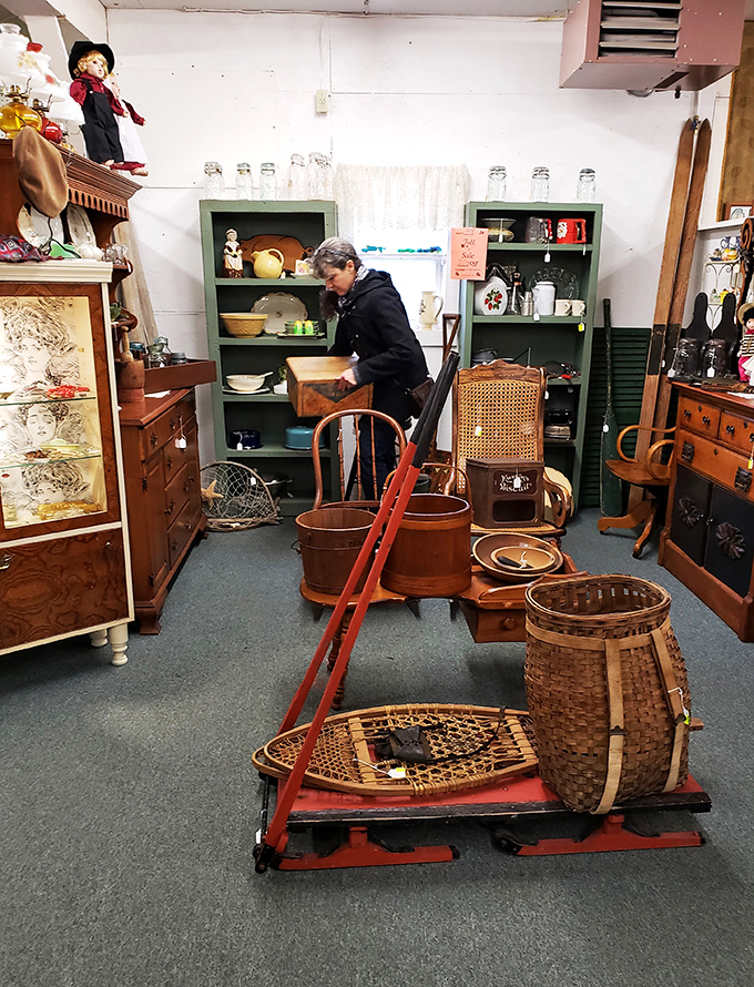 Curators of curiosities at work! These folks could give the "American Pickers" a run for their money in the nostalgia department.