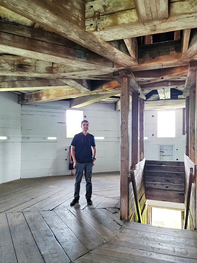 Room with a view (and a lot of wood)! Step inside for a taste of 19th-century life, minus the scurvy.