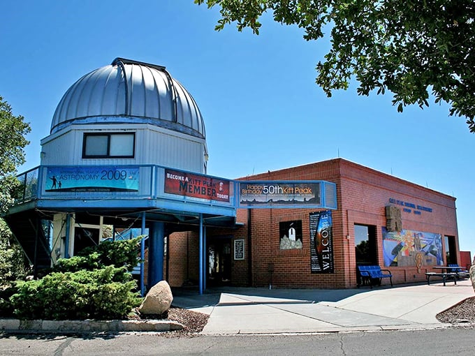 Starry-eyed wonder! Kitt Peak's domes look like a cluster of giant golf balls ready to tee off into the cosmos.