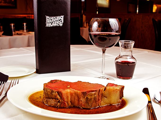 Houston, we have a solution to hunger! The Packing House's prime rib is so good, it's practically out of this world.