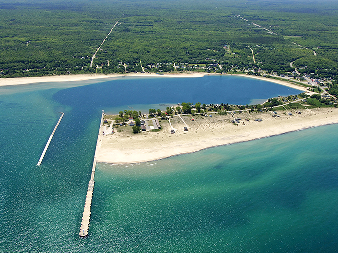 Grand Marais: Where the harbor's so picturesque, you'll swear you've stepped into a postcard. Photo credit: Marinas