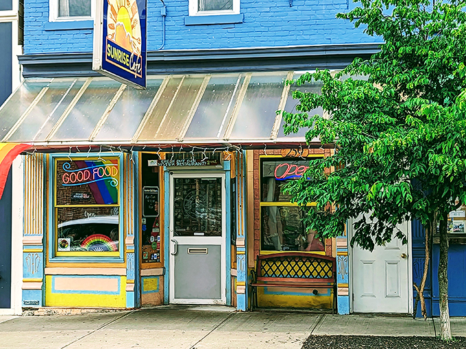 Color your world delicious! This vibrant spot is like a rainbow after the storm &ndash; if the storm was hunger and the rainbow was made of breakfast.