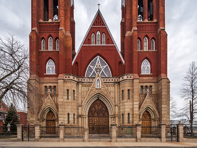 Bay City's Old City Hall: Where civic duty meets Gothic drama. This sandstone beauty makes paying parking tickets almost enjoyable. Photo credit: Urban Landscape, Native Landscape