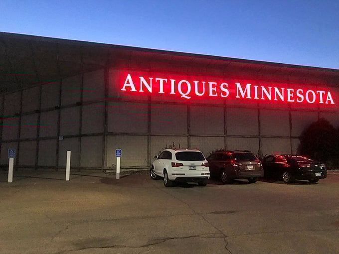Big box store meets time capsule! Antiques Minnesota is where the past comes in bulk – bring a big cart and bigger imagination. Photo credit: Michael Bellotti
