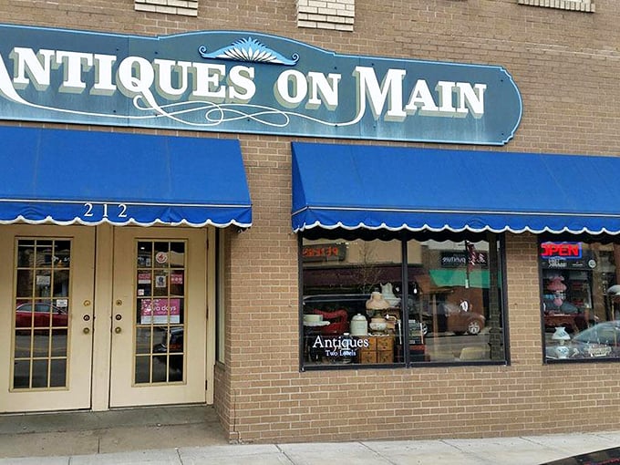 Behind that charming blue awning lies a treasure trove that would make Indiana Jones jealous. No snakes, we promise!