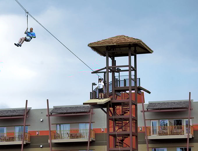 Welcome to the jungle... of water slides! It's wetter than Seattle in springtime, and twice as thrilling.