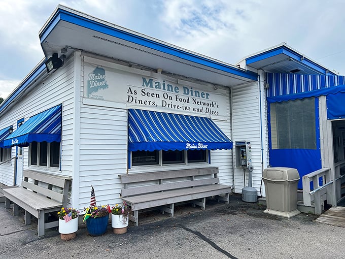 Maine Diner: Where every meal is a love letter to Down East cuisine. Come for the seafood chowder, stay for the... more seafood chowder.