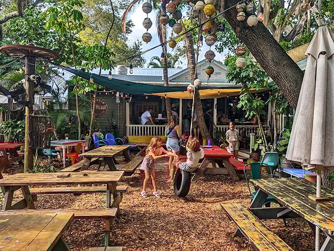 Owen's Fish Camp: Where whimsy meets the sea! This Sarasota gem looks like it was decorated by Poseidon's artsy cousin.