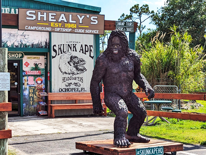 Bigfoot's smelly cousin has a fan club! This quirky outpost is where cryptozoology meets Florida's wild side.