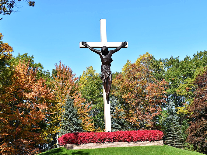 "Talk about a spiritual high! This towering cross could make even the most devout feel a bit vertically challenged." Photo credit: beachboygc