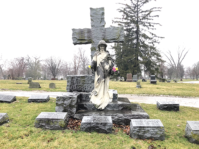 Victorian-era monuments so fancy they make modern McMansions look like garden sheds. Eternity never looked so stylish!