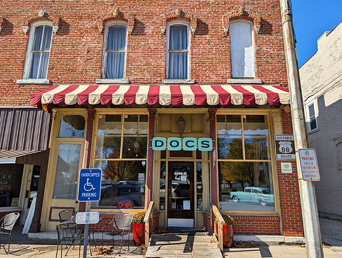 Route 66's comfort food oasis. Step in for a slice of Americana, stay for the pie that would make Norman Rockwell weep. Photo credit: Rhys Martin