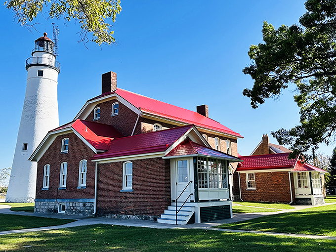 Where Lake Huron whispers tales of maritime history. Fort Gratiot Lighthouse is Michigan's original beacon of hope. 