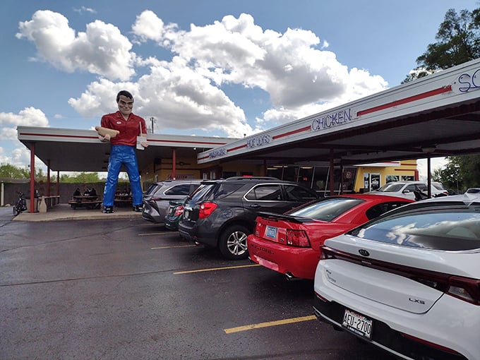 Gus's by day: Serving up slices of Americana since 1954. It's not just a custard stand; it's a time machine with sprinkles.