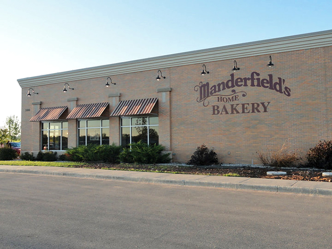 Awnings so inviting, you'll want to use them as a blanket. But trust us, the real comfort is inside those doors! Photo credit: Manderfield's Home Bakery