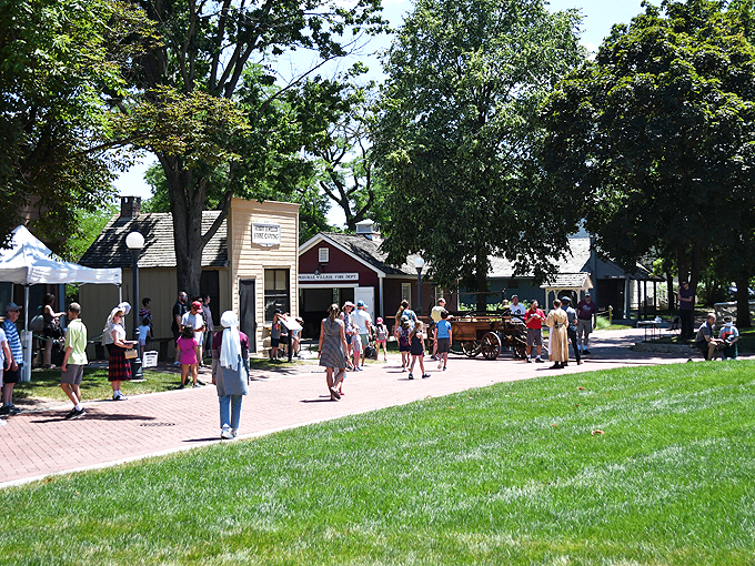 History never looked so inviting! Naper Settlement: where the past comes alive, and you can almost smell the freshly churned butter.
