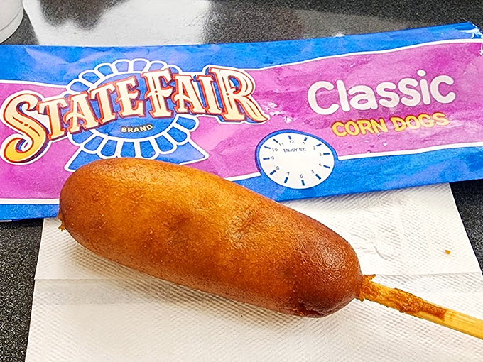 Behold, the State Fair corn dog! It's like summer on a stick, minus the sunburn and carnival barkers.