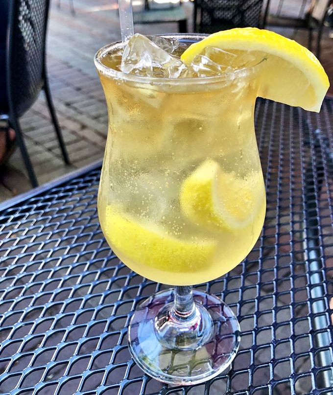 Bubbles and gin, oh my! The French 75 at Leunig's isn't just a drink, it's a sparkling conversation starter in a glass.