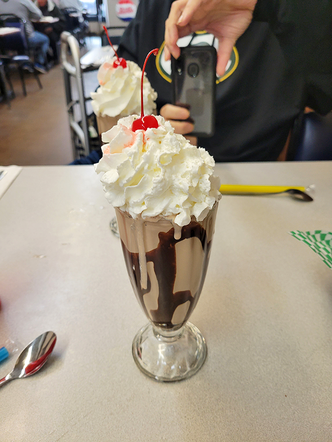 A milkshake so thick, you'll need biceps of steel just to sip it. Talk about a workout with benefits!