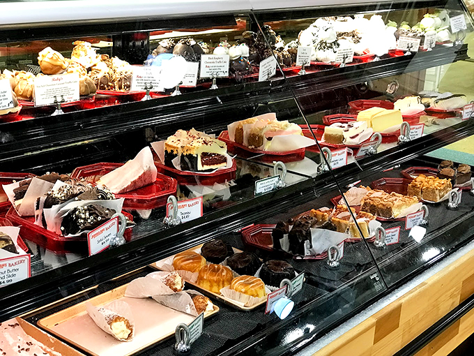 A bakery case that would make Marie Antoinette jealous - these pastries are definitely worth losing your diet over.