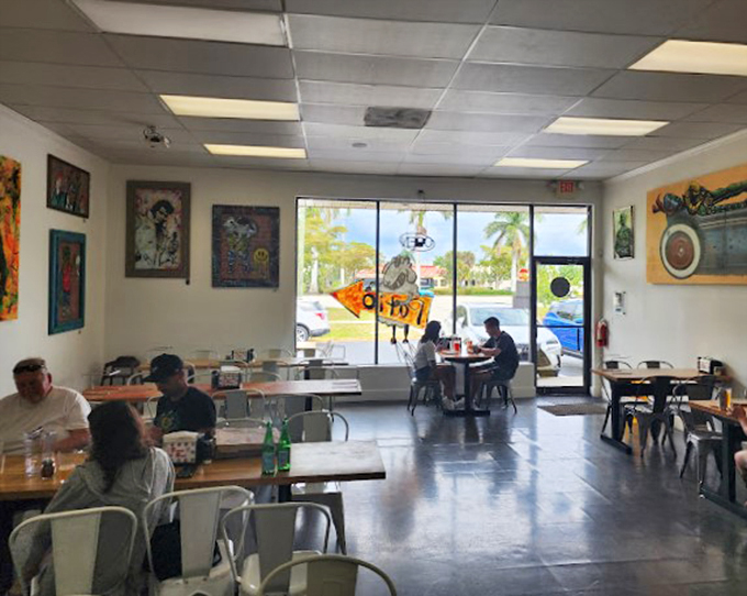 Where pizza meets people&mdash;a bright, welcoming space that invites conversation as much as it does appetites.