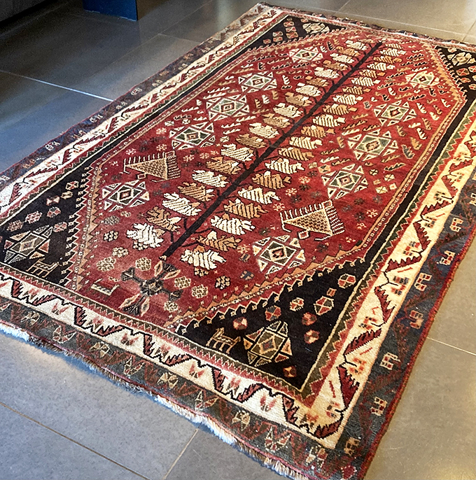 This isn't just a carpet, it's a magic ride! Step onto this intricate beauty and you might just be whisked away to an exotic bazaar.