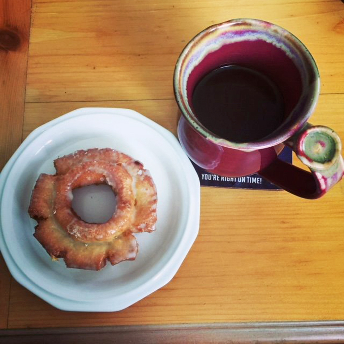 Coffee and donut: the dynamic duo of breakfast. This pairing is more iconic than Batman and Robin!
