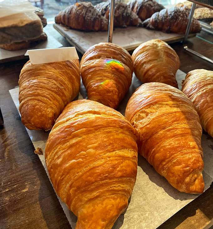 Golden, flaky, and more layers than a Vermont winter wardrobe. These croissants are the Meryl Streep of pastries &ndash; versatile and award-worthy.