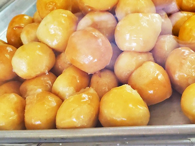 These golden spheres of joy look like edible sunshine, perfectly sized for "just one more" moments.