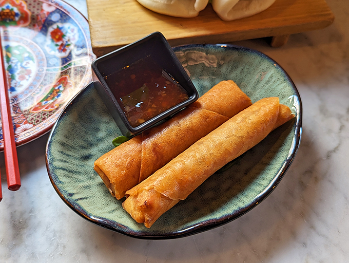 Eggrolls that could roll right into your heart! Crispy on the outside, savory on the inside - it's a win-win situation.
