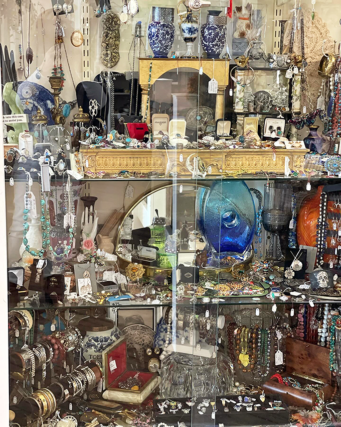 A treasure chest of vintage sparkle against a Parisian backdrop. Even Marie Antoinette would've said "Let them wear these!"