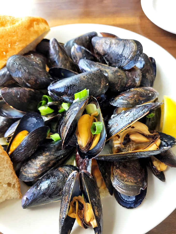 These mussels aren't just dinner &ndash; they're an experience, swimming in a fragrant bath of garlic and white wine.