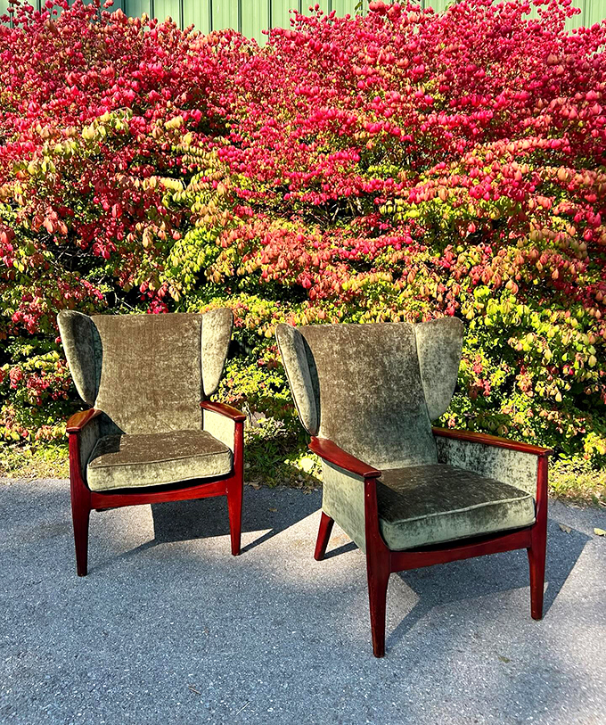 These Parker Knoll wingback chairs are so stylish, they make sitting an art form. Time to perfect your pensive pose!