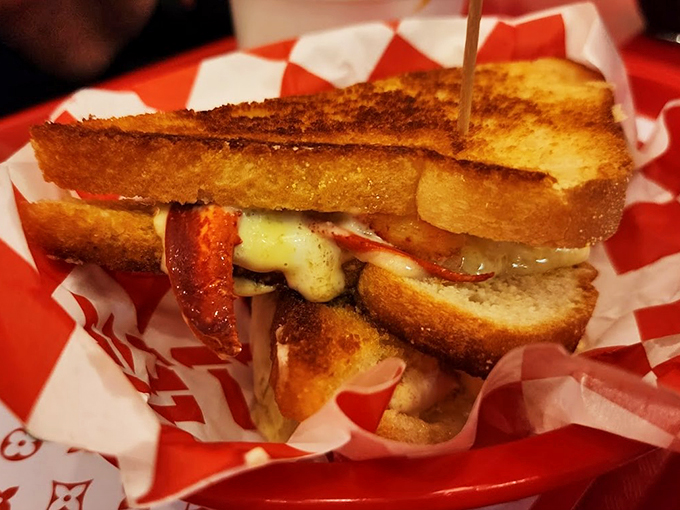 This grilled cheese doesn't just have lobster in it; it's what would happen if comfort food won the lottery.