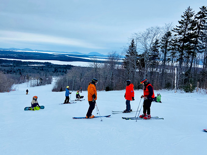 Snow-covered slopes become nature's playground, where skiers of all levels find their perfect patch of powder paradise.